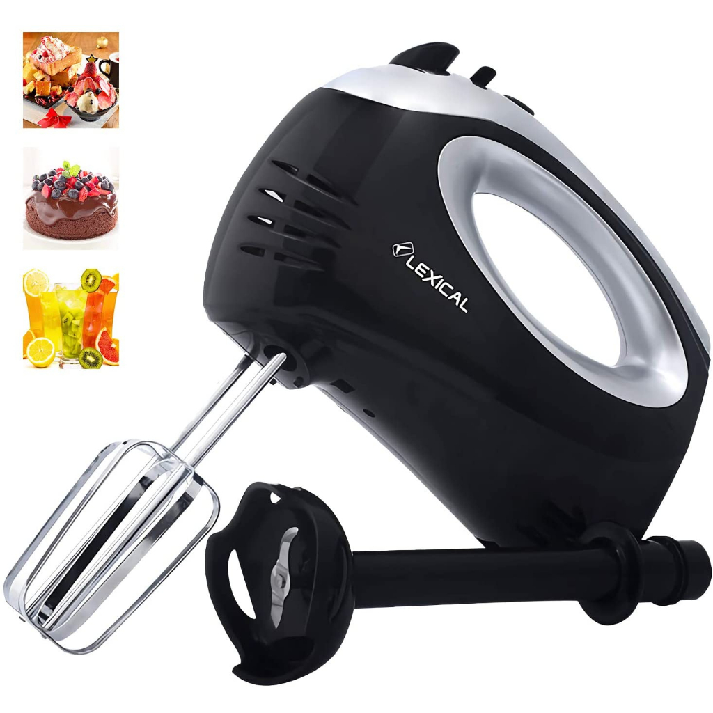 Upgraded Electric Whisk, 5 Speed Powerful Hand Mixer for Baking, Turbo ...