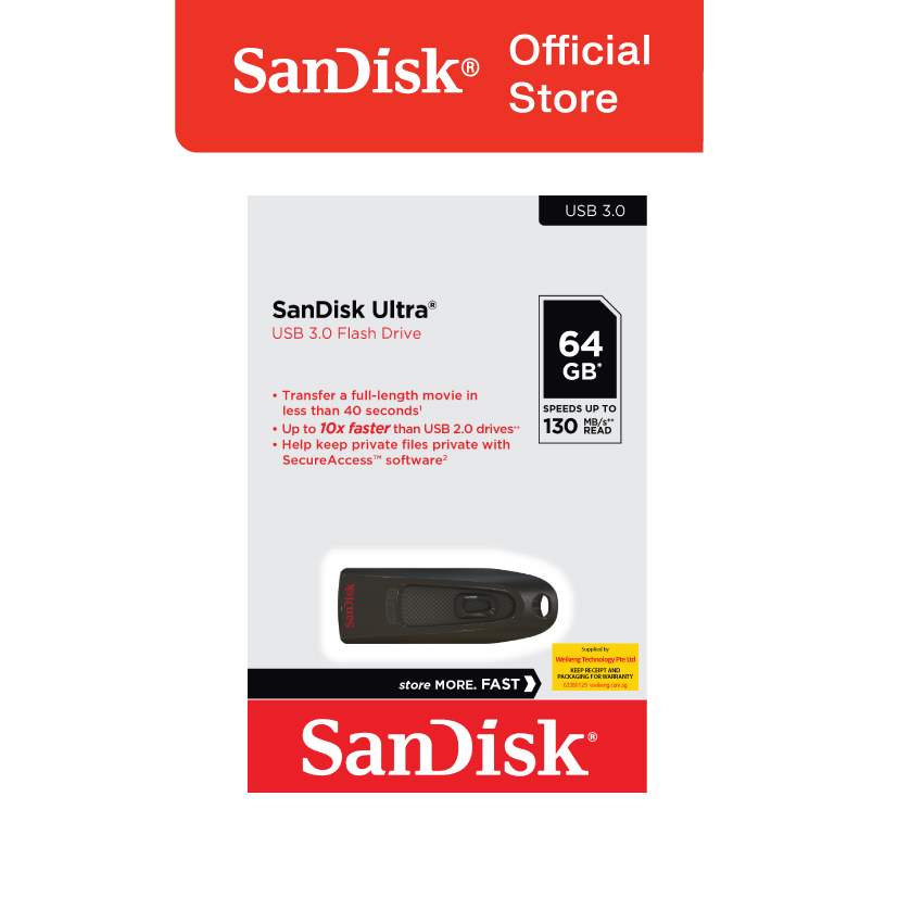 SanDisk Ultra USB 3.0 Flash Drive | Shopee Singapore