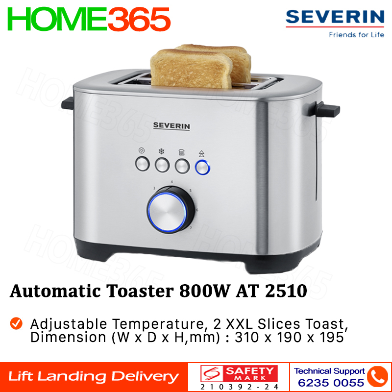 Severin Automatic Toaster 800W AT 2510 | Shopee Singapore