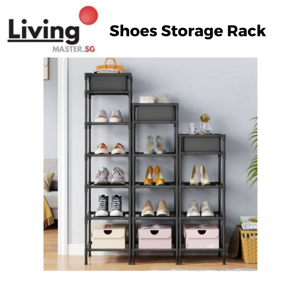 Corner Shoe Rack/ Multi-layer Shoe Rack/ BTO HDB Choice / Single row ...