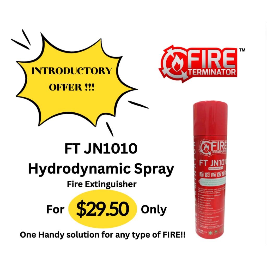 FT JN1010 Hydrodynamic Spray Fire Extinguisher - One handy solution for ...