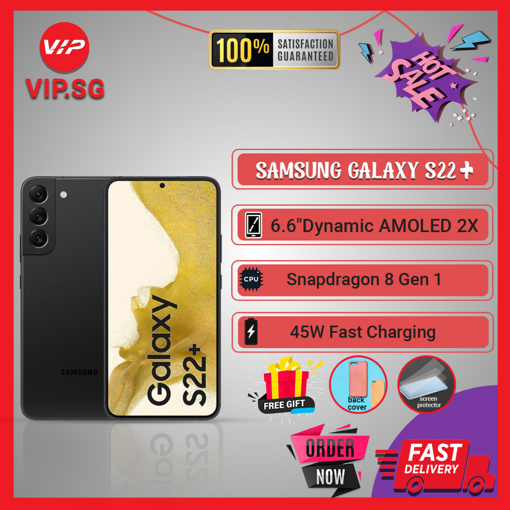 Samsung Galaxy S22 Plus 5G Ram 8GB Rom 256GB Display Set With 6 months ...