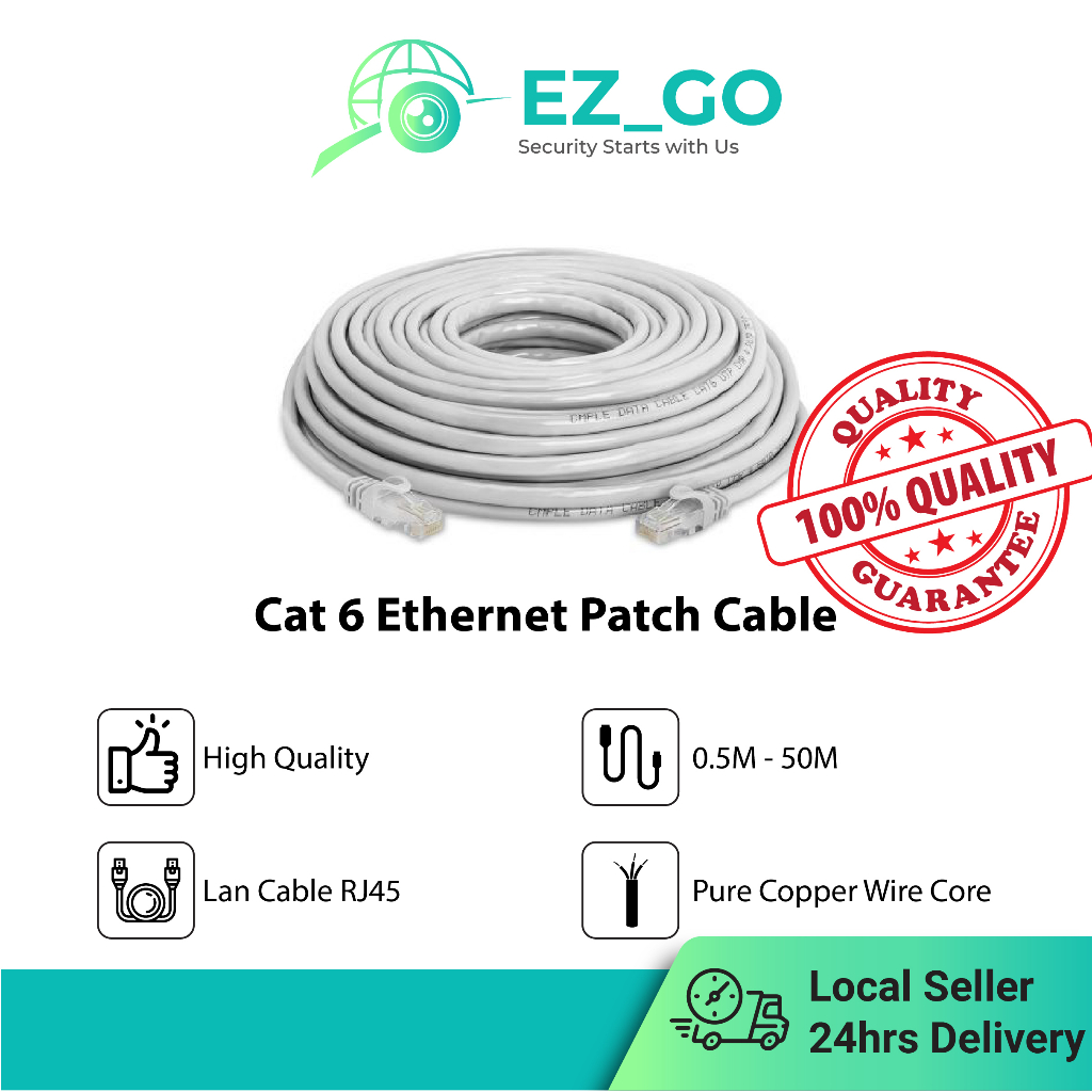 $9 Low Price Cat 6 Ethernet Patch Cable 0.5M~50M Gigabit RJ45 Network ...