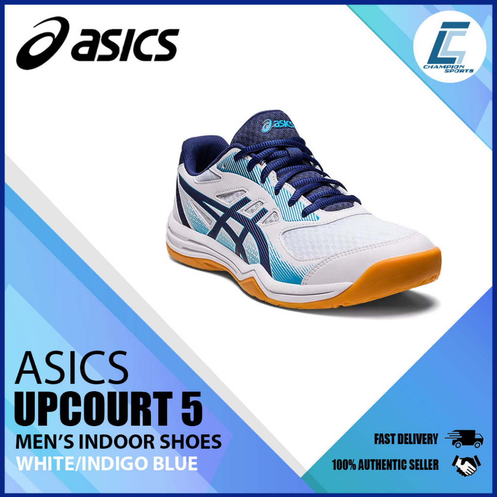 Asics Men's Upcourt 5 Indoor Shoes (1071A086-102) (GG1/RO) | Shopee Singapore