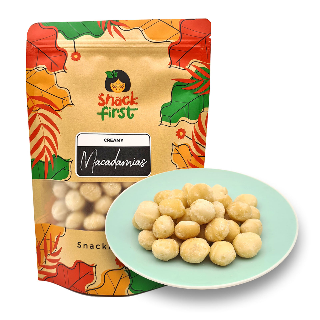 SnackFirst Macadamia (Raw/Baked/Himalayan Sea Salt) 200g/1kg ...