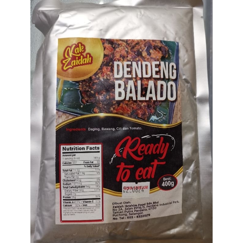 Kak Zaidah Dendeng Belado | Shopee Singapore