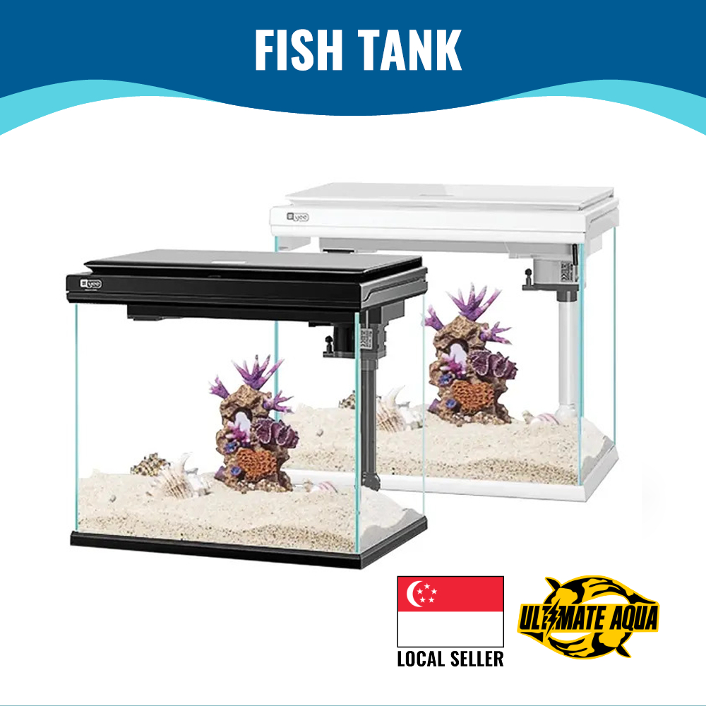 YEE Aquarium Tank Set 38cm - 33L Ultra 4K Glass Desktop Small Fish Tank ...