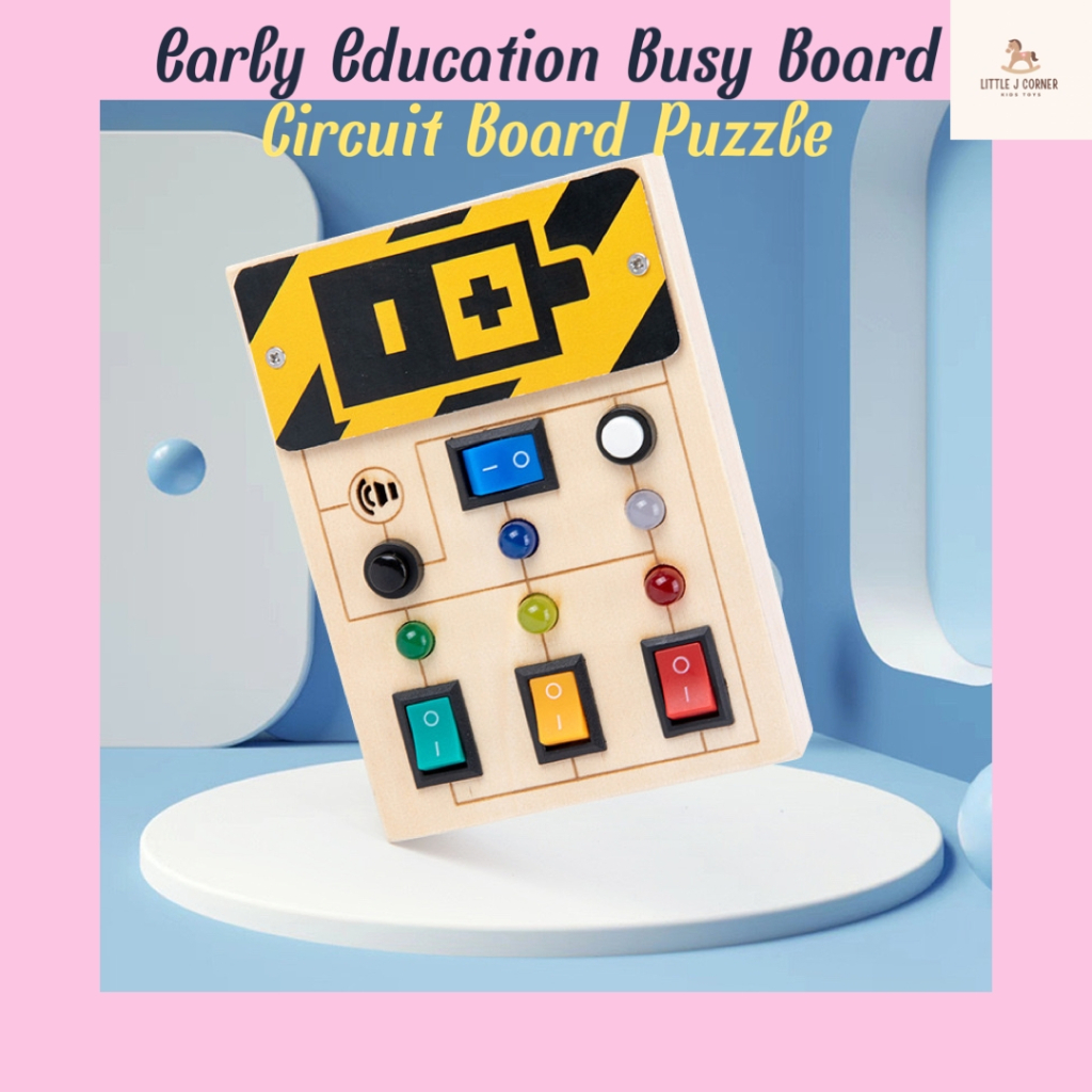 Baby Toys Wooden Toys Kids Toys Busy Board Circuit Board Montessori ...