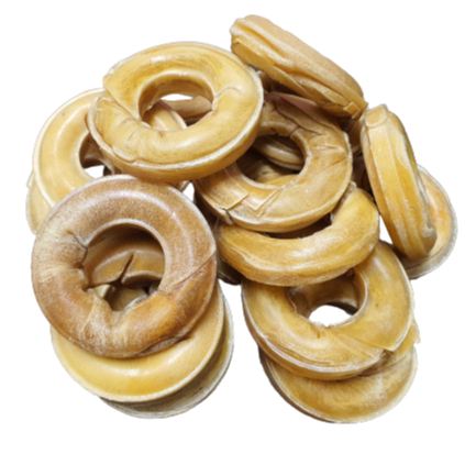 Rawhide Pressed Ring Dog Treats 2.5" (20/100 Pc) | Shopee Singapore