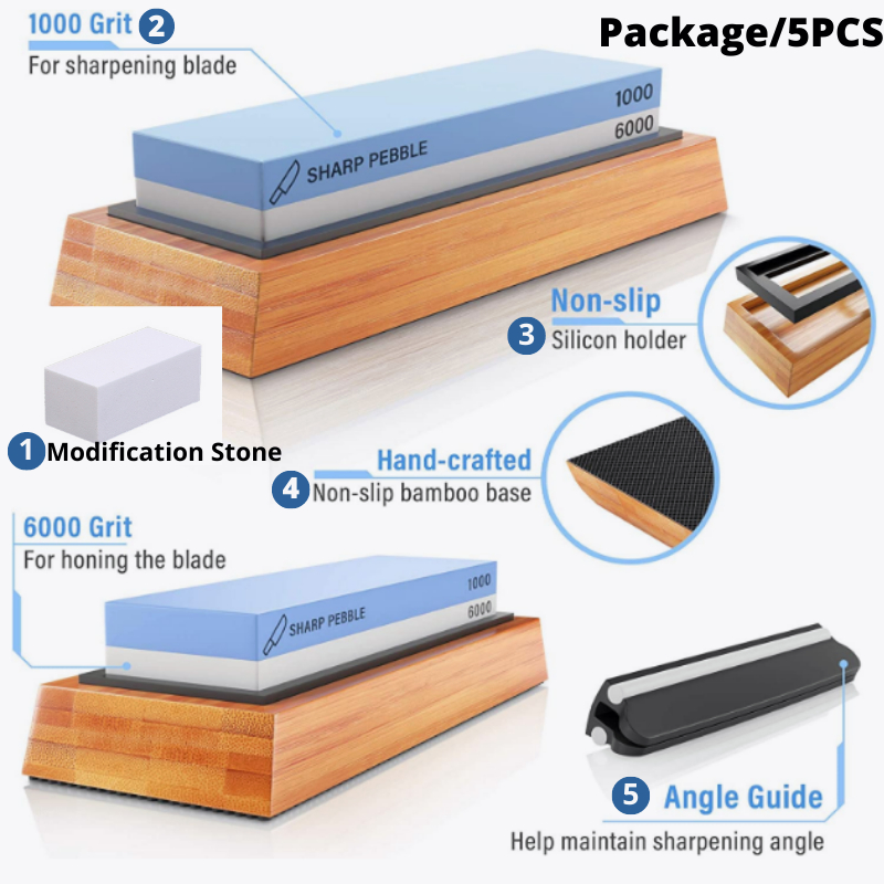 [SG] Whetstone Premium Double-sided Sharpening Stone of White Corundum ...