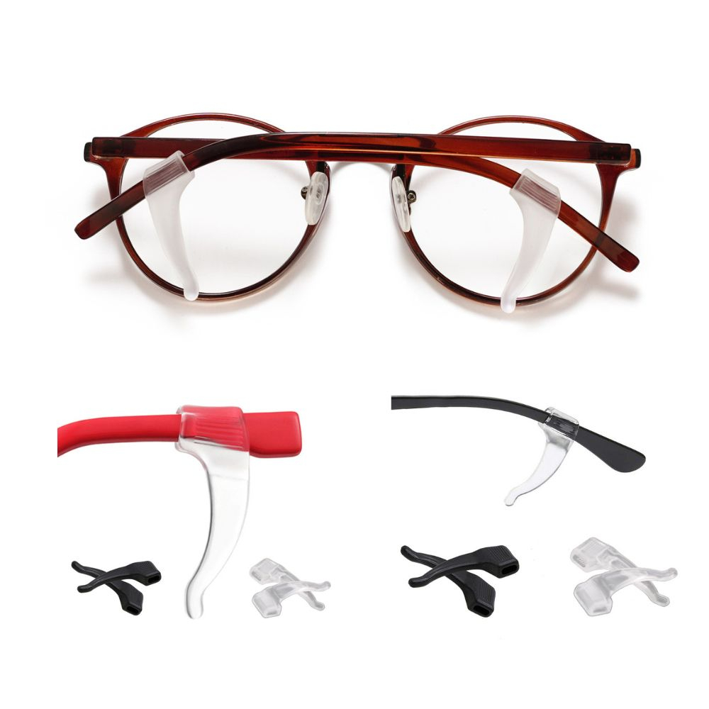 Silicone Anti-slip Ear Hook Holder for Glasses Accessories Sports ...