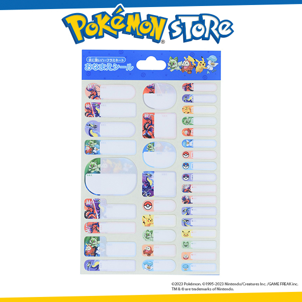 Pokémon Center Original Name Label Stickers NEW ADVENTURE | Shopee ...