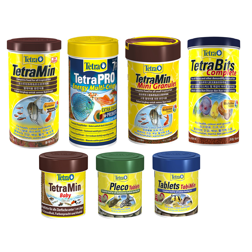 Tetra Premium Complete Food for Tropical Fish Food Small Bottle ...