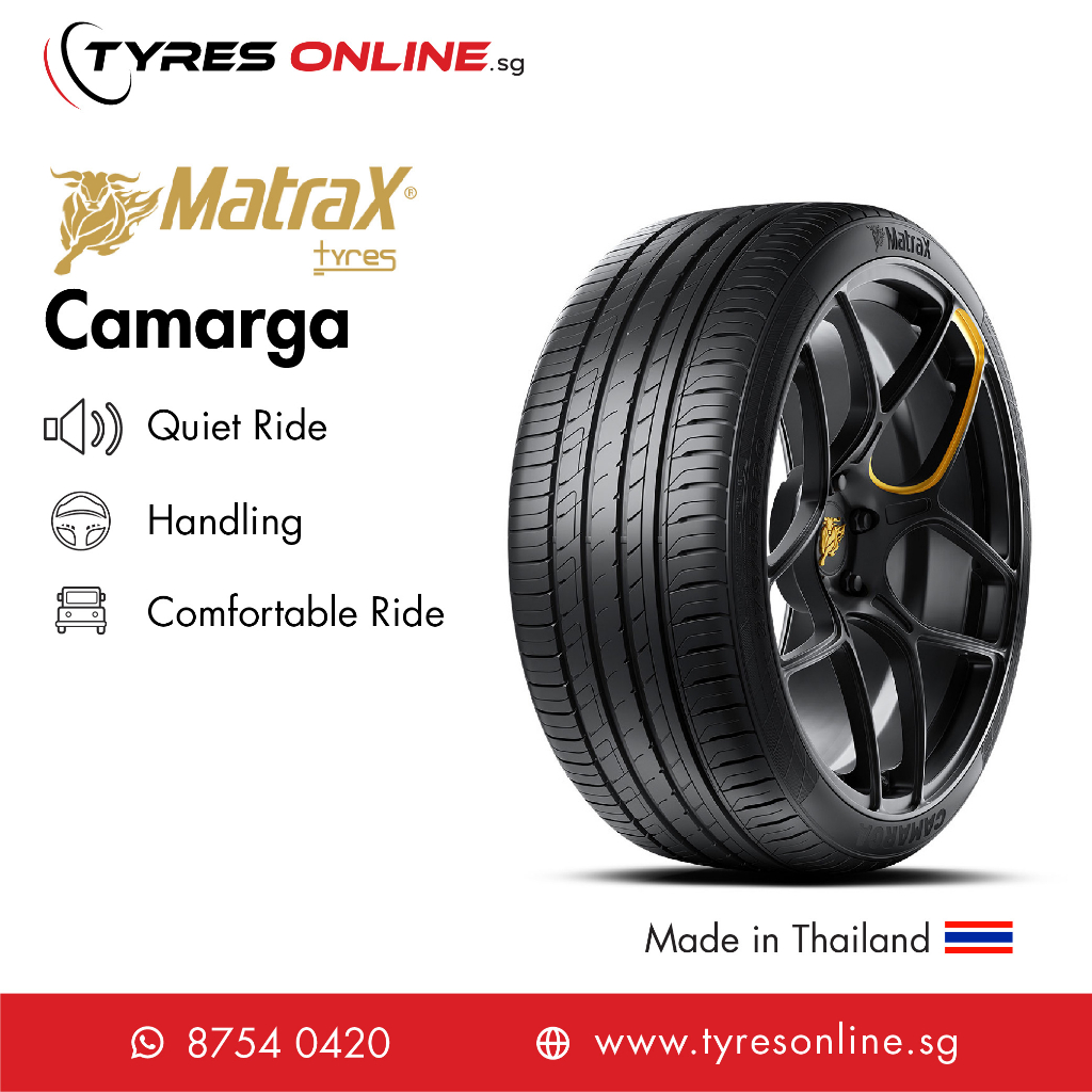 MatraX Tyres Camarga (Made in Thailand, DOT 2023) | Shopee Singapore