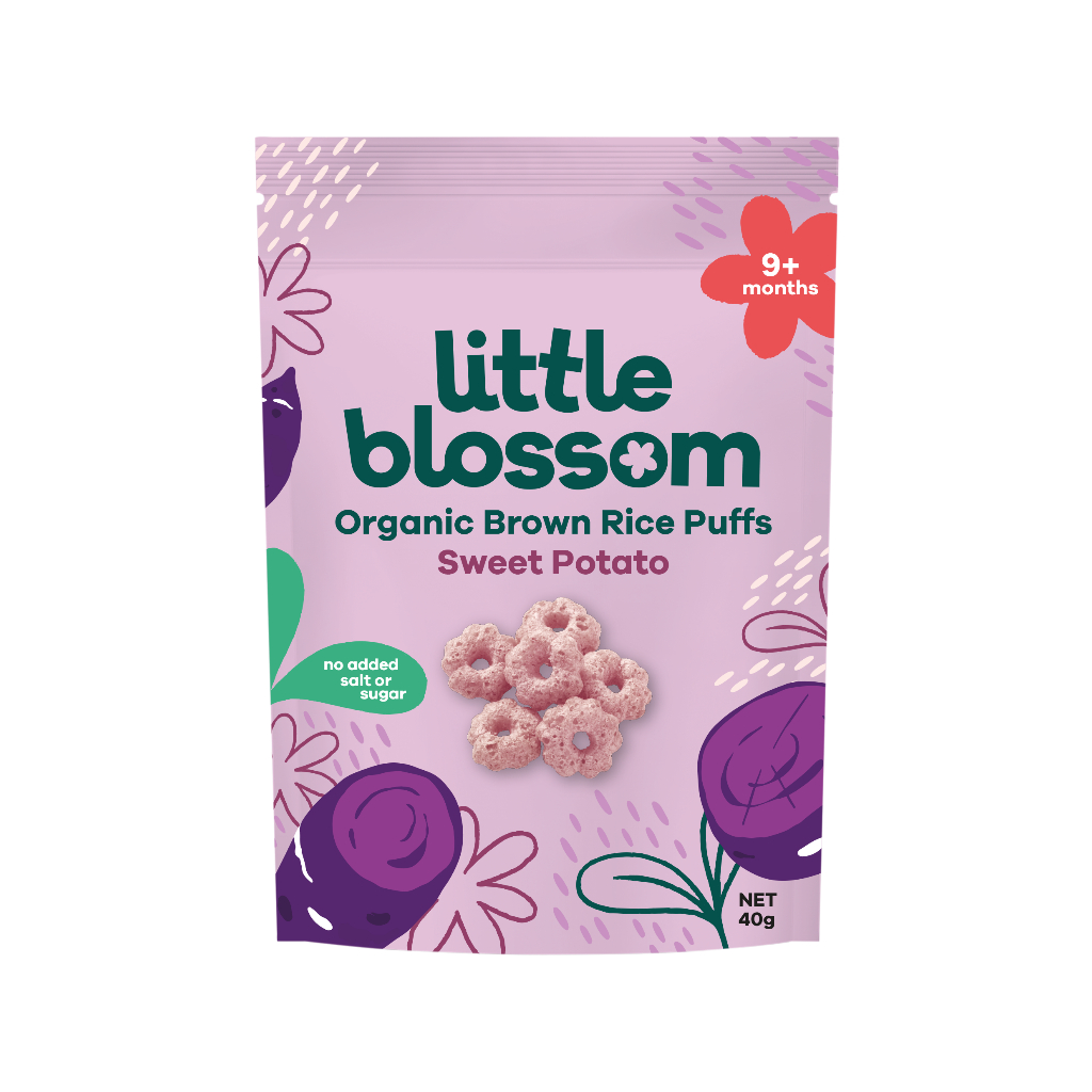 Little Blossom Organic Baby Puffs - Sweet Potato (40g) | Shopee Singapore