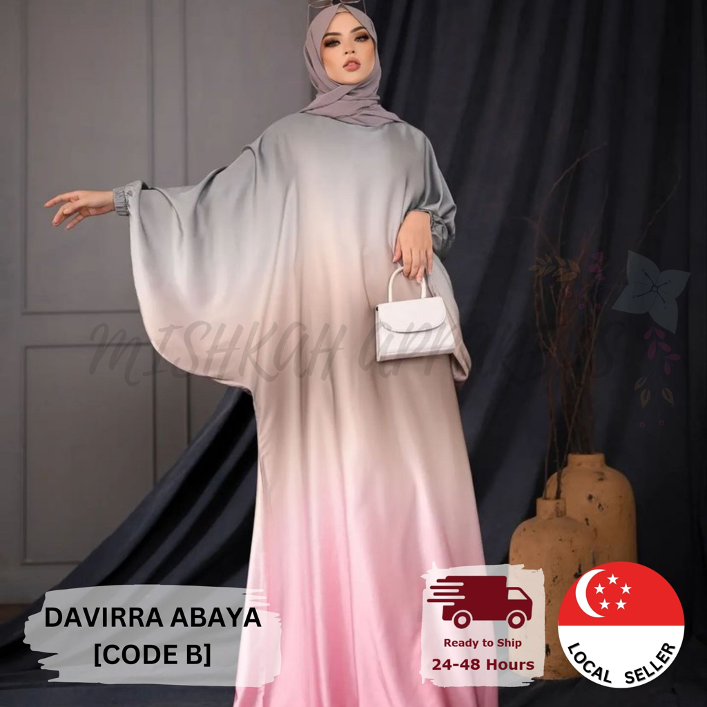 [SG SELLER] ★Mishkah Apparels★ DAVIRRA Abaya (A.rmani Silk) / TINNARA ...