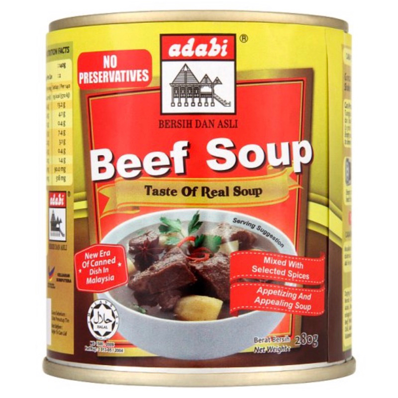 (SG SELLER) Adabi Ready To Eat Canned Food - Mutton Soup/Mutton Curry ...