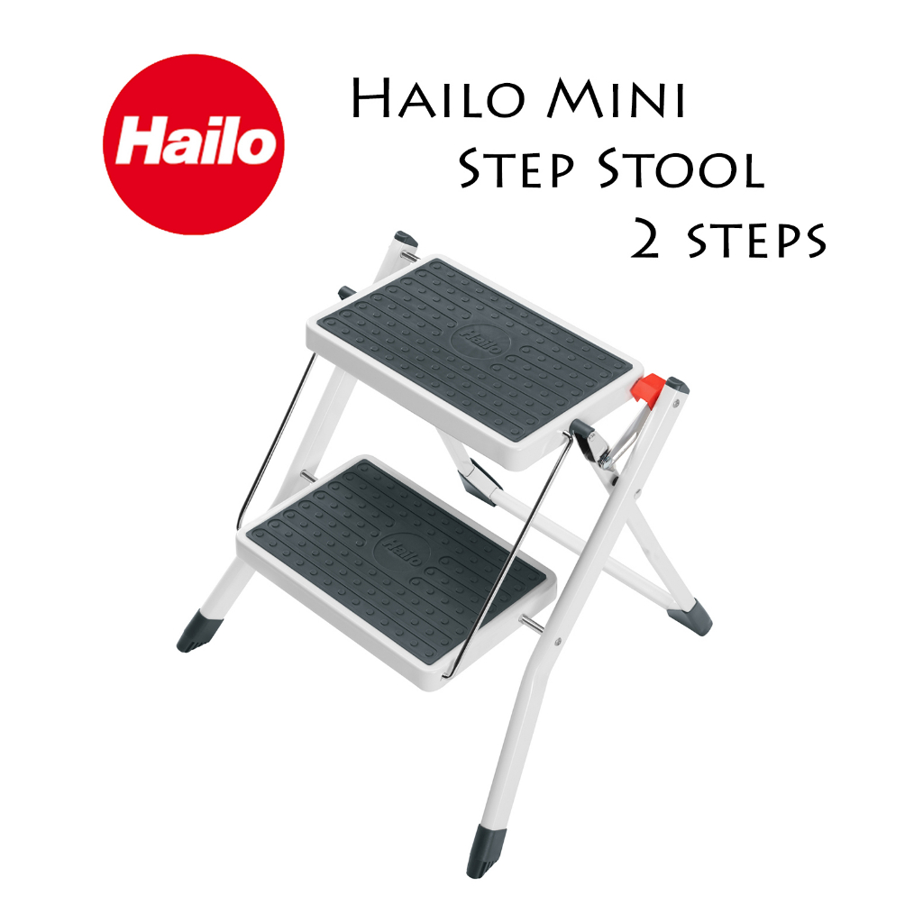 Hailo 2 Step Sturdy German Steel Folding Household Compact Premium ...