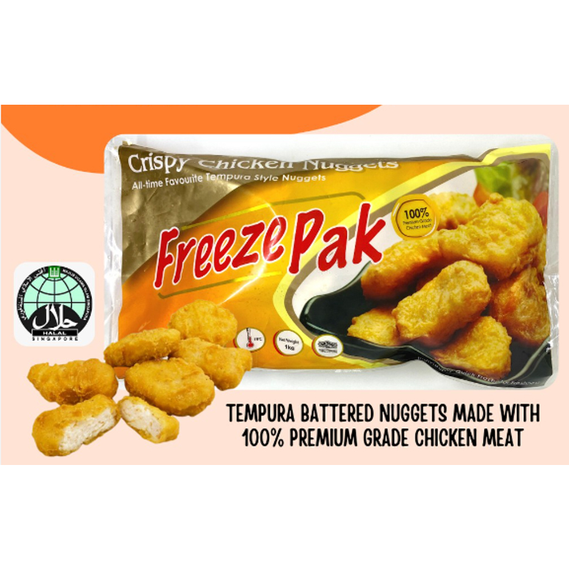 Freezepak Chicken Nugget - 1kg/pkt - FP 鸡块 | Shopee Singapore