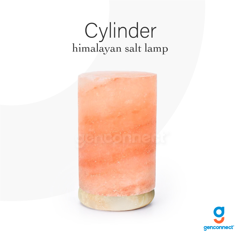 Cylinder Himalayan Salt Lamp Fengshui Natural Salt Crystal Light for ...