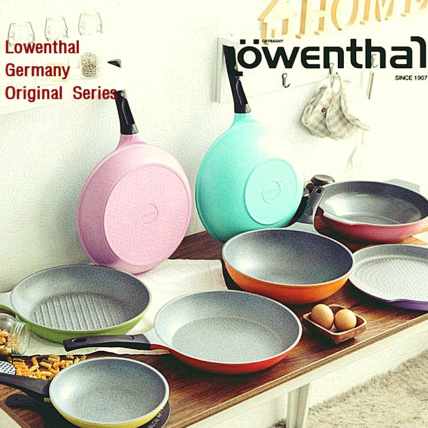 [Germany] Lowenthal Original Non Stick Stone Frying Pan Wok Grill pan ...