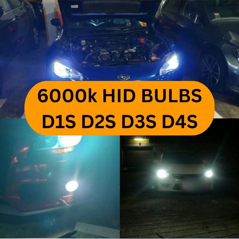 D1S D2S D3S D4S HID Bulbs | Local Seller Warranty | AutoTimeSG | Shopee Singapore