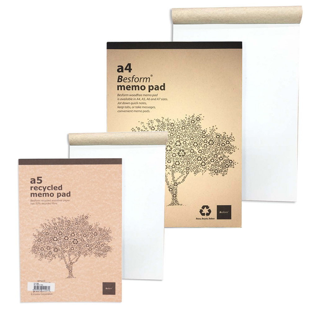 Besform A4 BPMA4 / A5 Memo Pad BPMA5 | Shopee Singapore