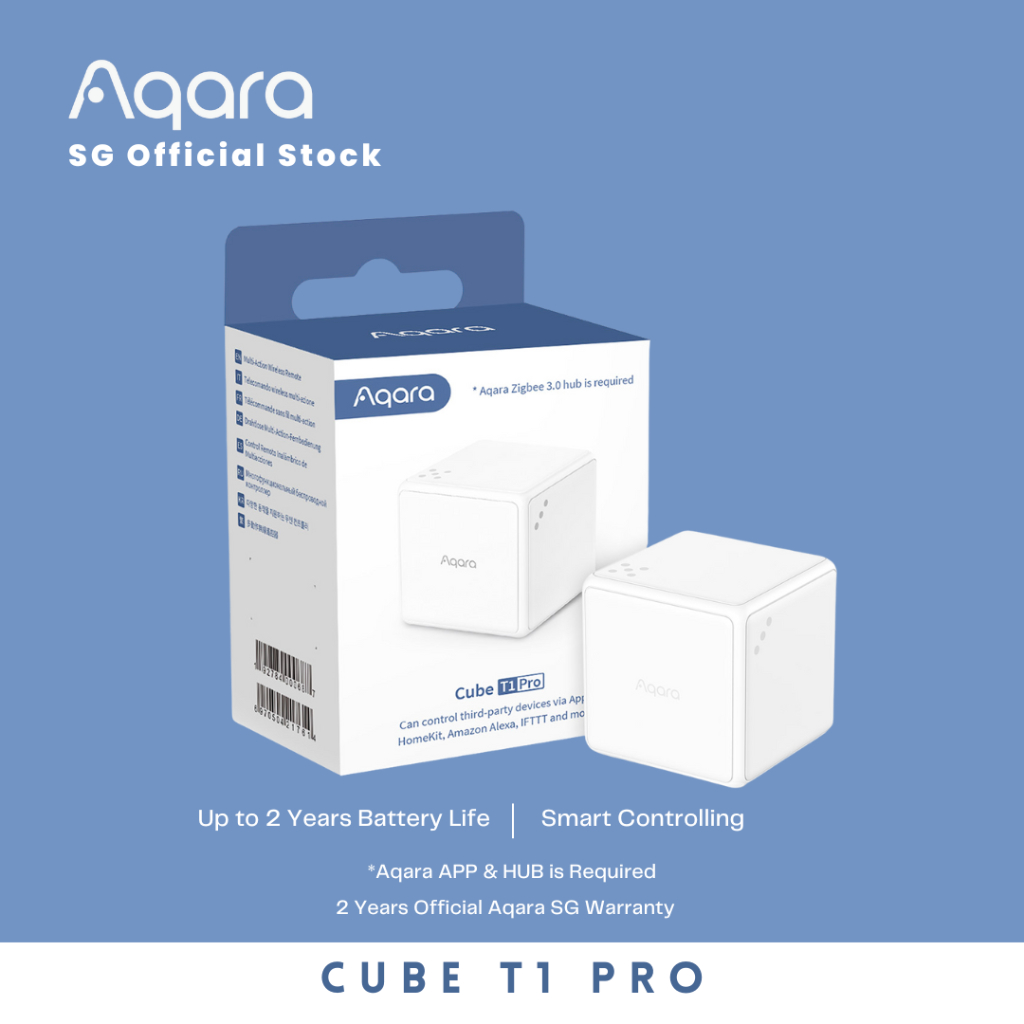 [Aqara SG] Cube T1 Pro Magic Cube Controller Built-in 6 Stage Gyroscope ...