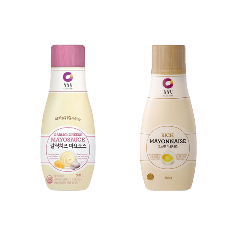 Chungjungone Rich Mayonnaise 300g or Garlic Cheese and Mayosauce 300g ...