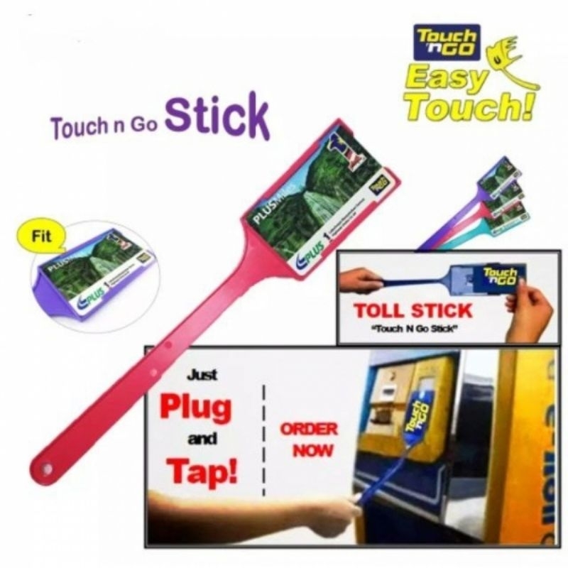 READY STOCK !!! Touch N Go Card Stick. Toll TNG Card holder Stick ...
