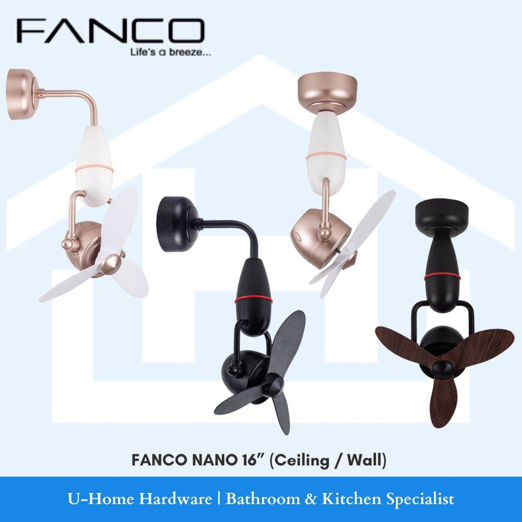 TRISTAR NANO 16" Wall/Ceiling Fan (Dual Hanging System) | Shopee Singapore