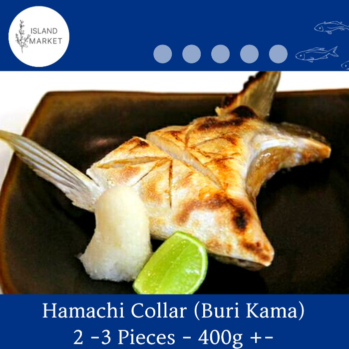 [Island Market] Hamachi Collar (Buri Kama) - 2-3 Pieces (400g-500g ...