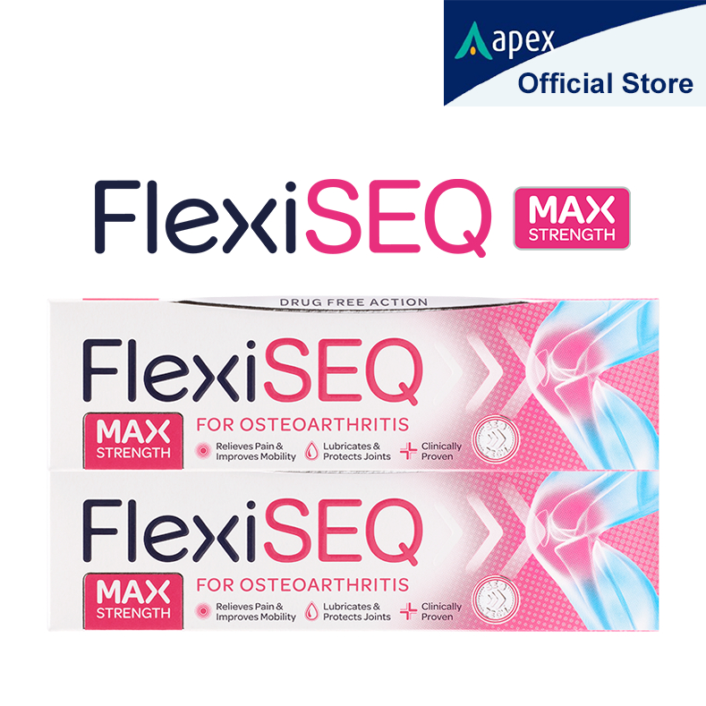 FLEXISEQ Gel Max Strength Osteoarthritis 50g Twin Pack | FLEXISEQ ...