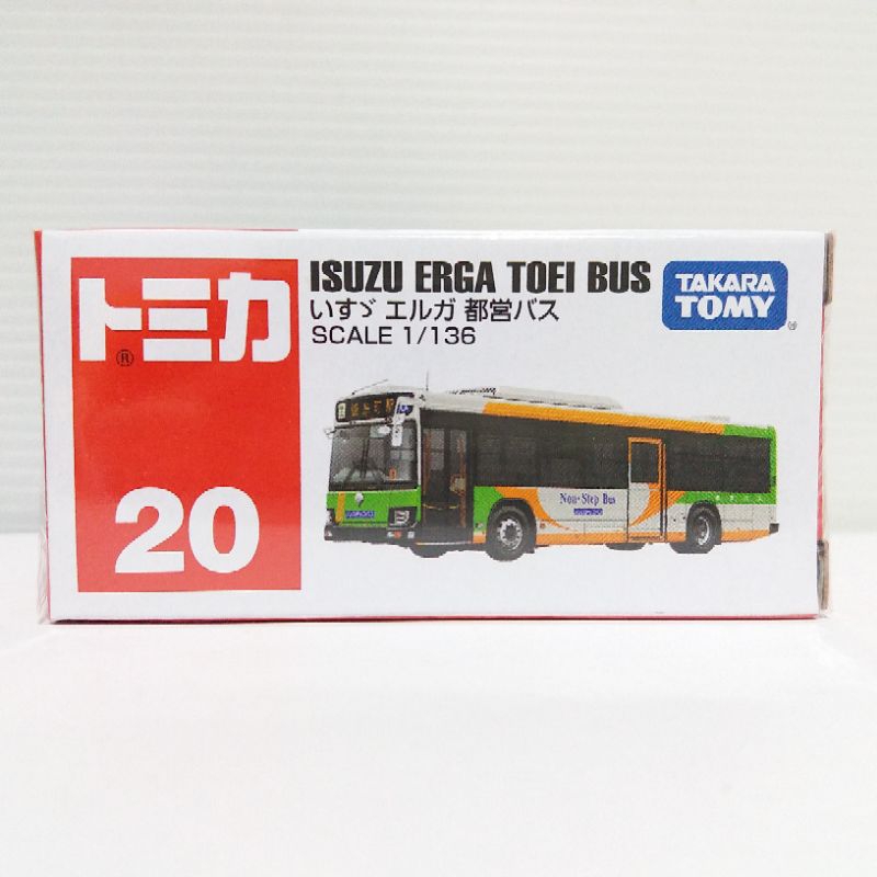 Tomica No.20, 1/136 Isuzu Erga Toei Bus | Shopee Singapore