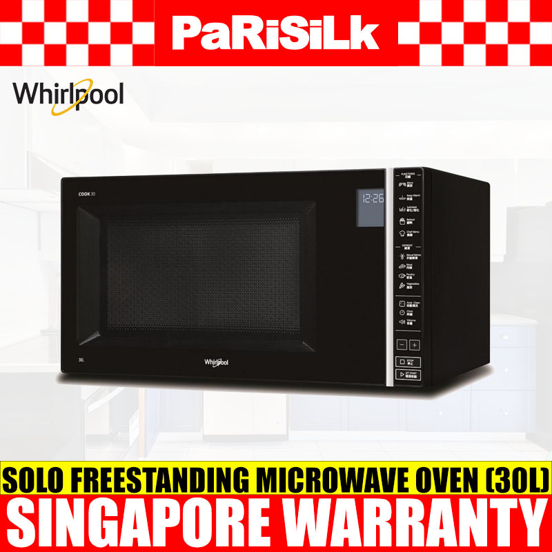 Whirlpool MS3001B Solo Freestanding Microwave Oven (30L) | Shopee Singapore
