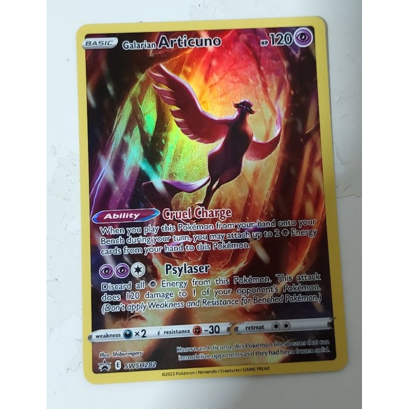 Pokemon swsh282 galarian articuno promo card | Shopee Singapore