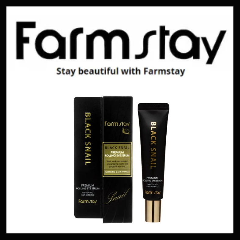 Farm Stay - Black Snail Premium Rolling Eye Serum 25ML (Made in Korea ...