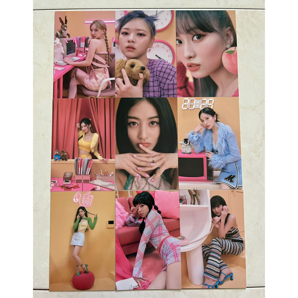 (SG INSTOCK unsealed Twice Between 1&2 Postcard twice b1&2 naeyeon ...