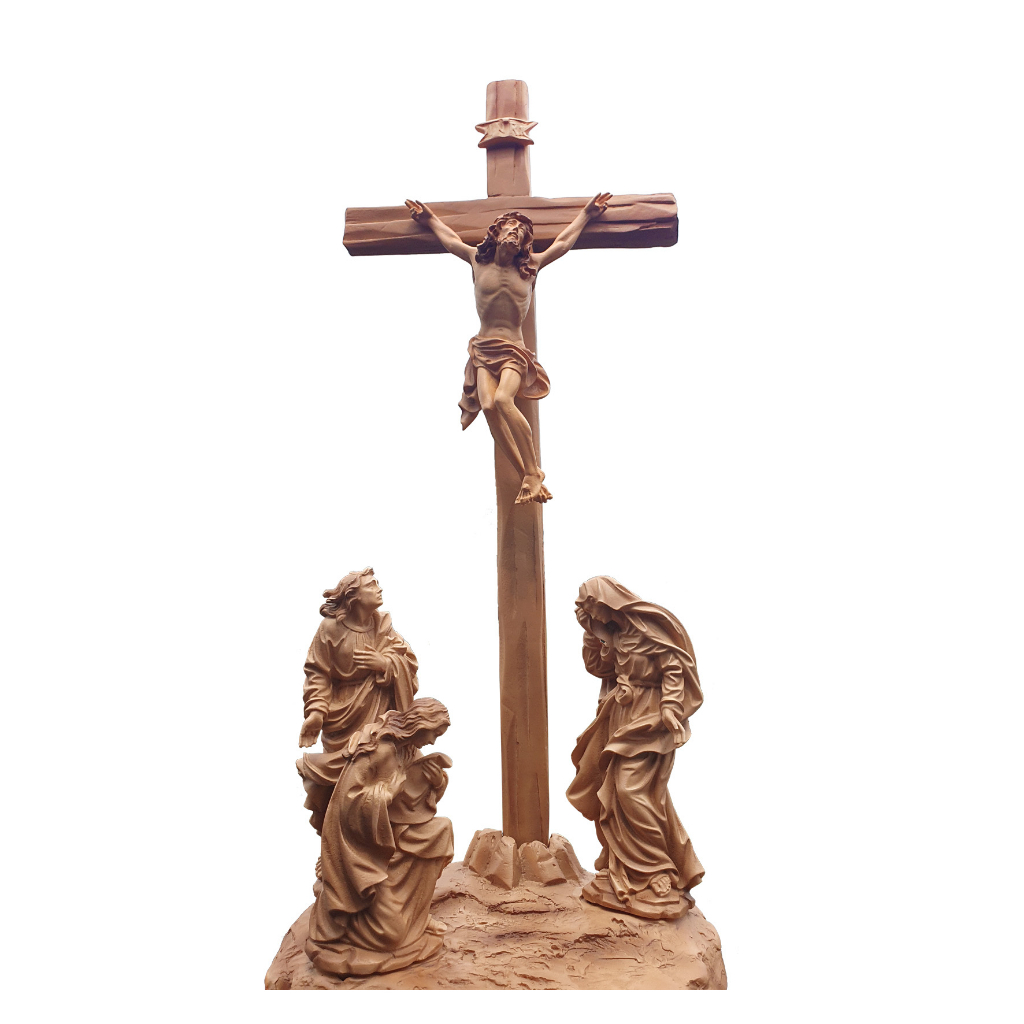 Calvary Crucifix Standing Catholic Jesus | Shopee Singapore