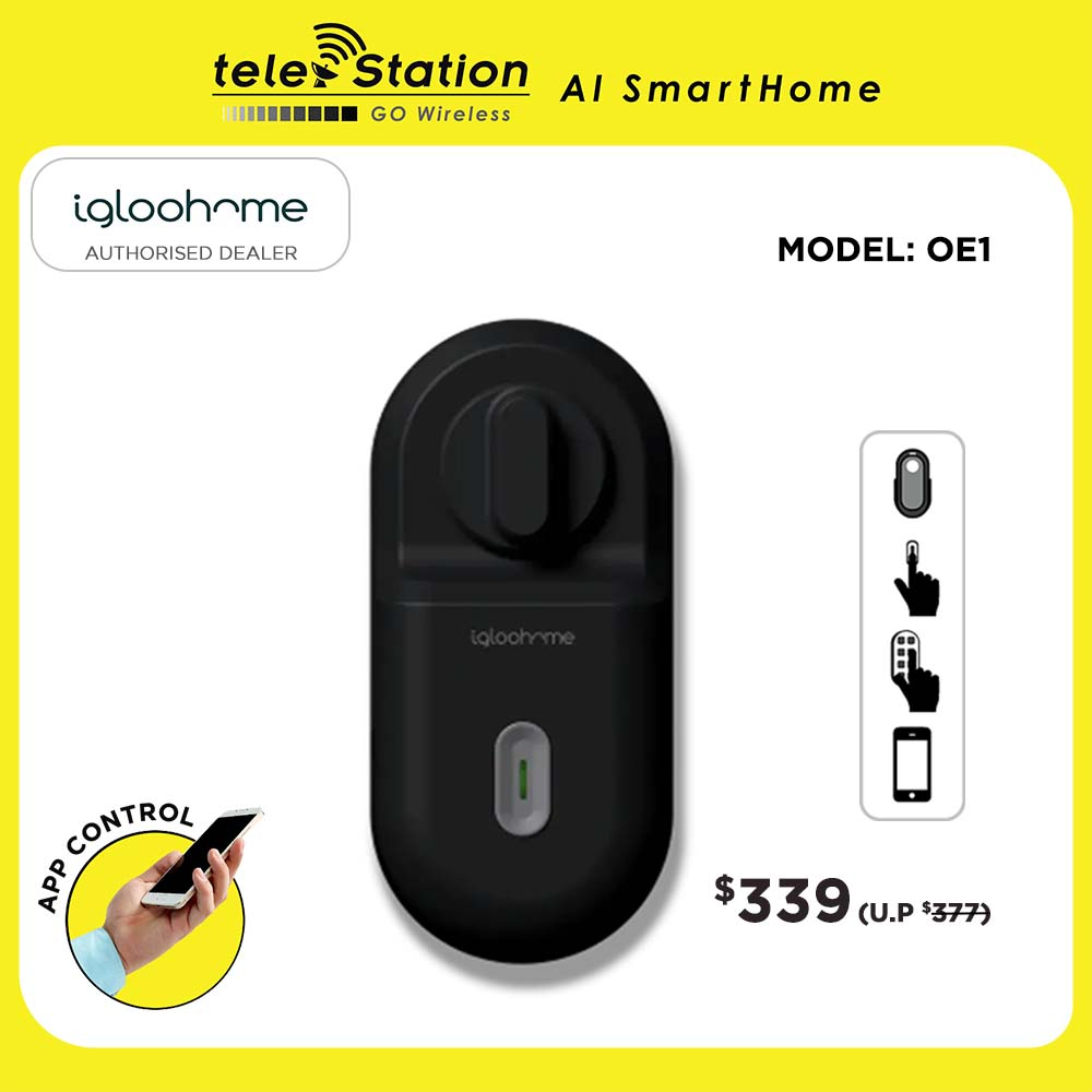 Igloohome Retrofit Digital Door Lock OE1 with Installation (1 Year ...