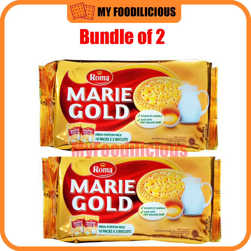 Roma Marie Gold Biscuit 10 small packs*22g | Shopee Singapore