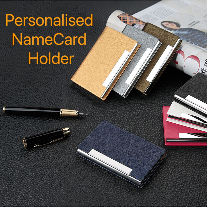 Personalised Name Card Holder/Christmas Gift/Engraving Name Card Case ...