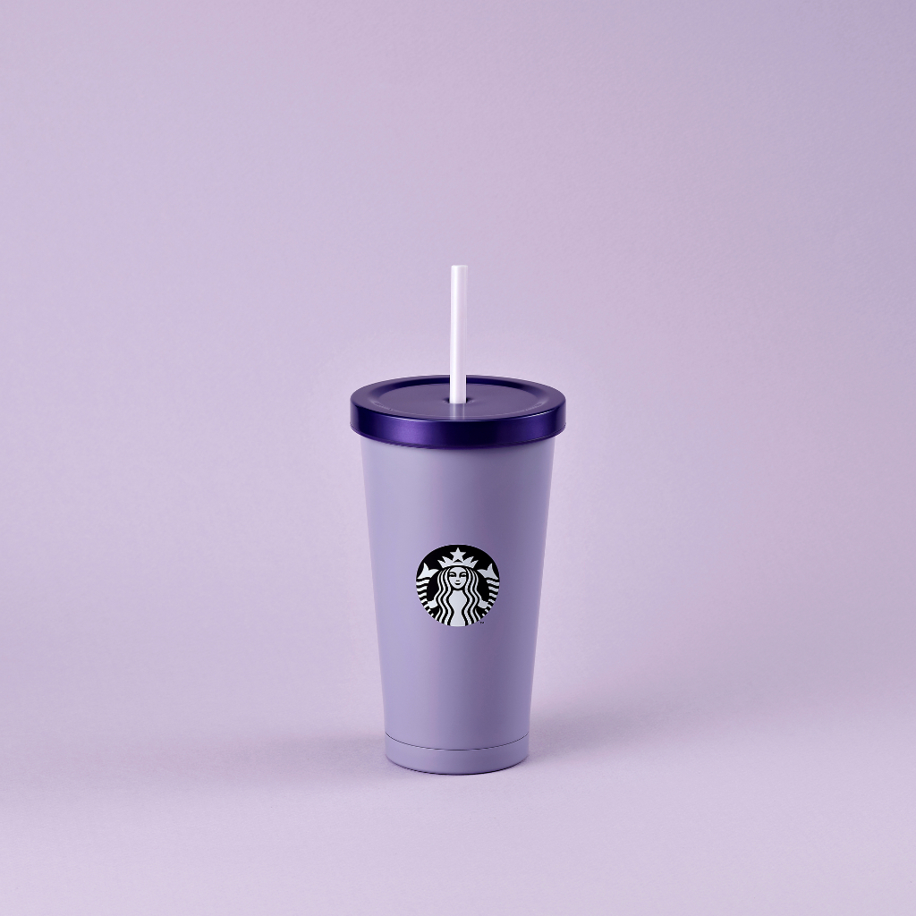 Starbucks Purple And Blue Stainless Steel Cold Cup 18oz | Shopee Singapore