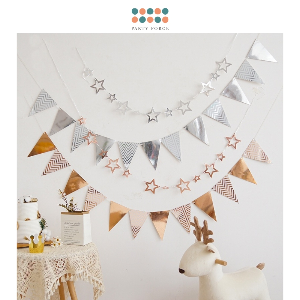 [SG Seller] - Happy birthday Triangle flag banner bunting garland ...