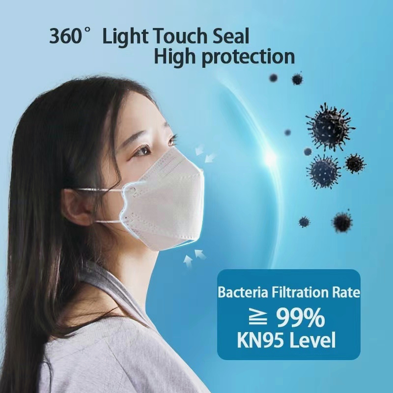 【SG】50/100Pcs KF94 Mask KN95 Mask 4 PLY Protection Face Mask Breathable ...