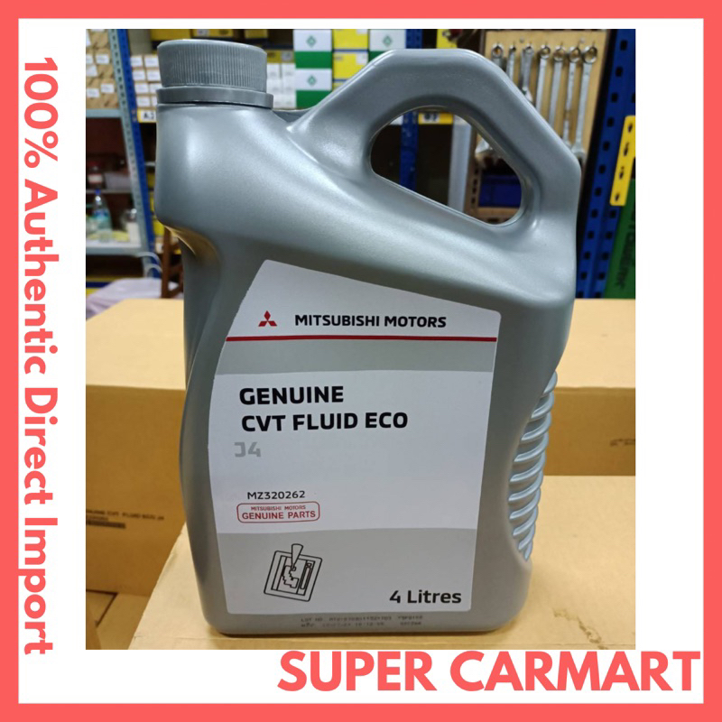 Mitsubishi Motor Genuine CVT Fluid ECO J4 4 Liters | Shopee Singapore