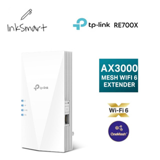 TP-LINK RE700X AX3000 Dual Band Gigabit Wireless WiFi Range Extender ...