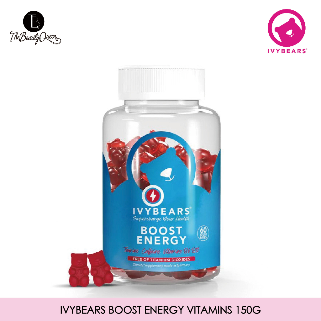 IVYBEARS Boost Energy Gummy Bear Vitamins 150g | Shopee Singapore