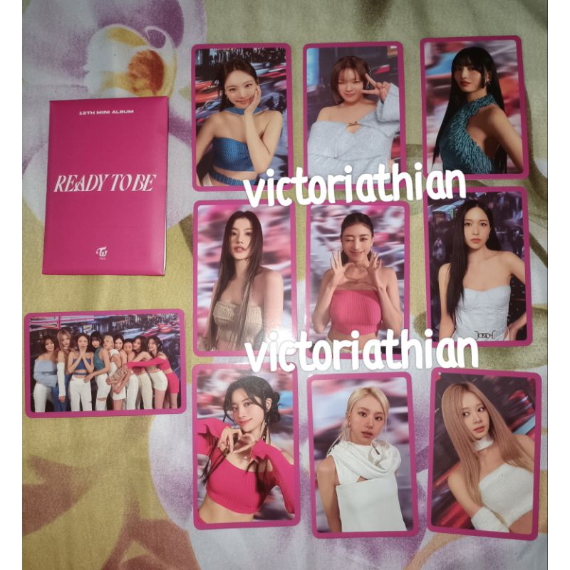 Twice Ready To Be 'Set Me Free' Official Photocard POB pcs Authentic Nayeon Jeongyeon Momo Sana ...