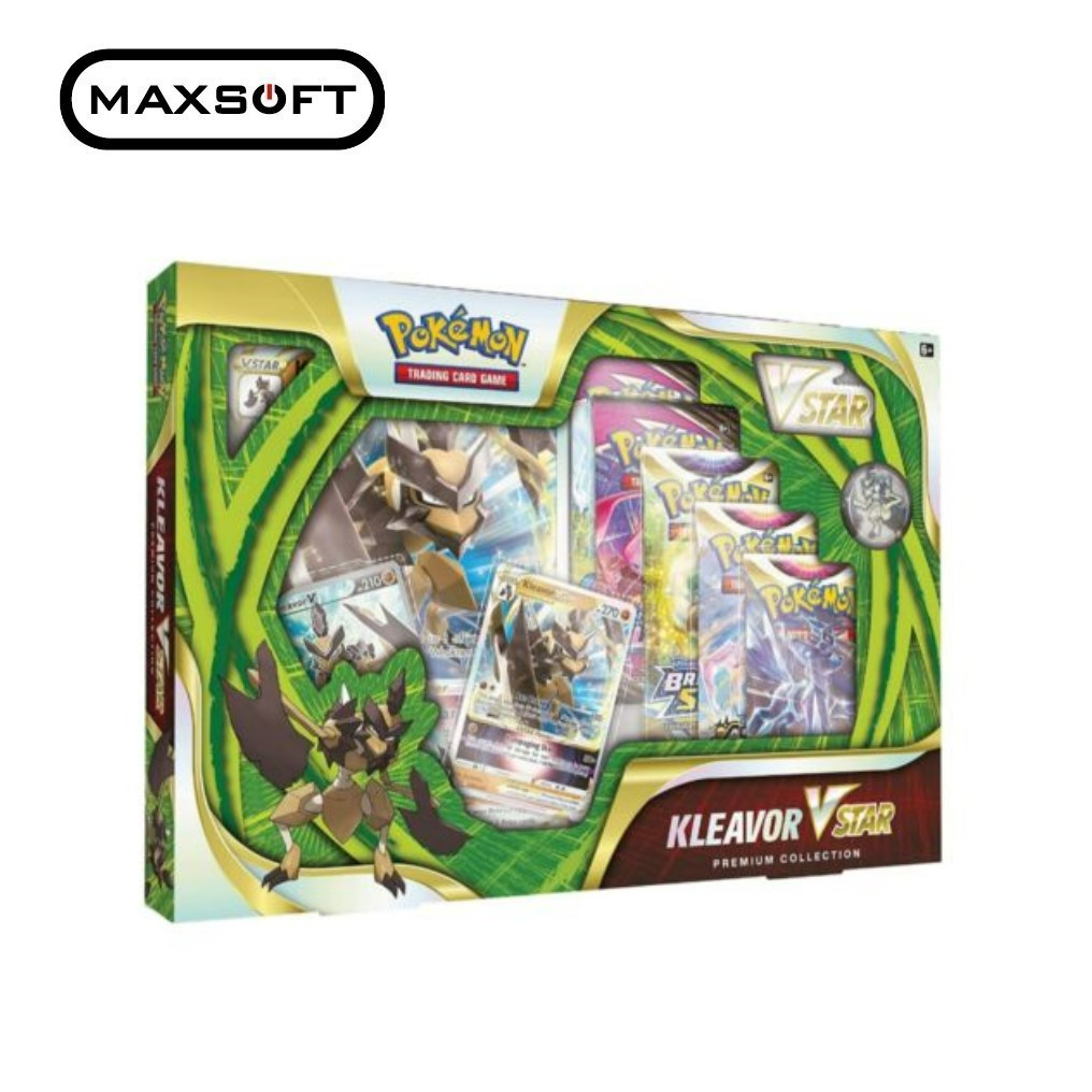Pokemon TCG Kleavor Vstar Premium Collection | Shopee Singapore
